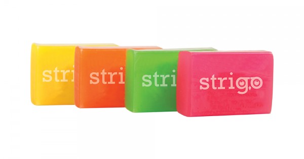 Guma de sters Strigo Neon, 4 culori